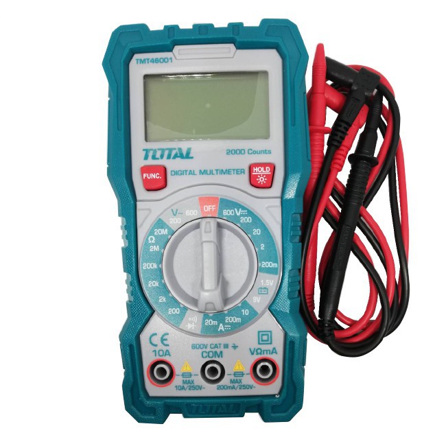 ดิจิตอล มัลติมิเตอร์ TOTAL TMT460012 Digital Multimeter มัลติมิเตอร์ ...