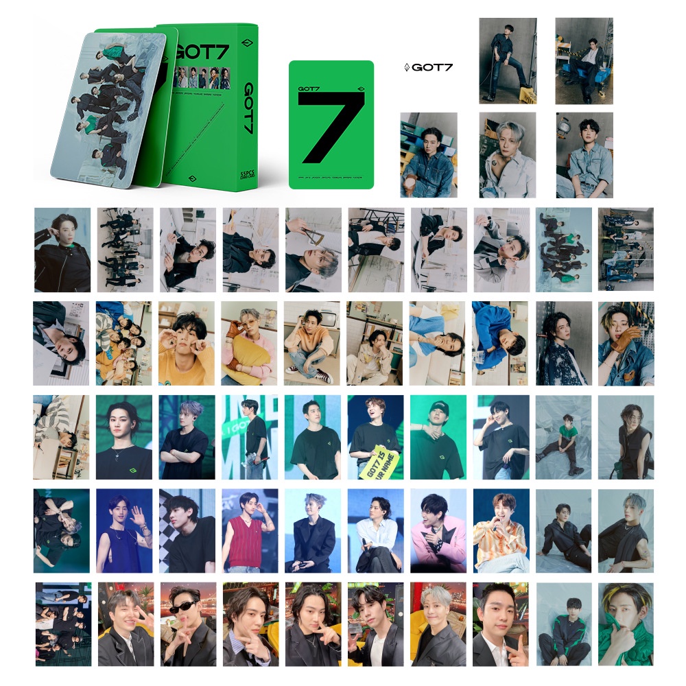 GOT7การ์ดโลโม่ GOT7 2022 Come Back ก็อตเซเวน โฟโต้การ์ด แบบ 2 ด้าน 55 ...