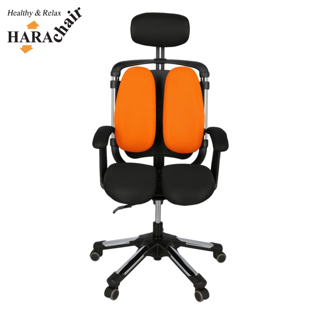 Hara Chair เก้าอี้ทำงานเพื่อสุขภาพ รุ่น NIETZSCHE H สีส้ม | Shopee Thailand