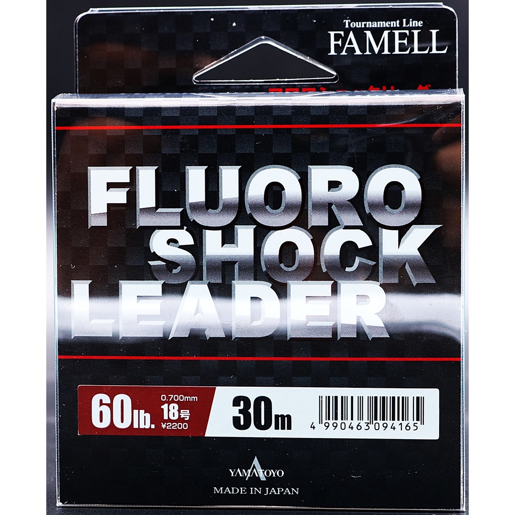YAMATOYO FAMELL FLUORO SHOCKLEADER 100% สายช็อคหน้า นุ่ม เหนียว ใส Made In Japan อย่างจ๊าบบบบบ ...