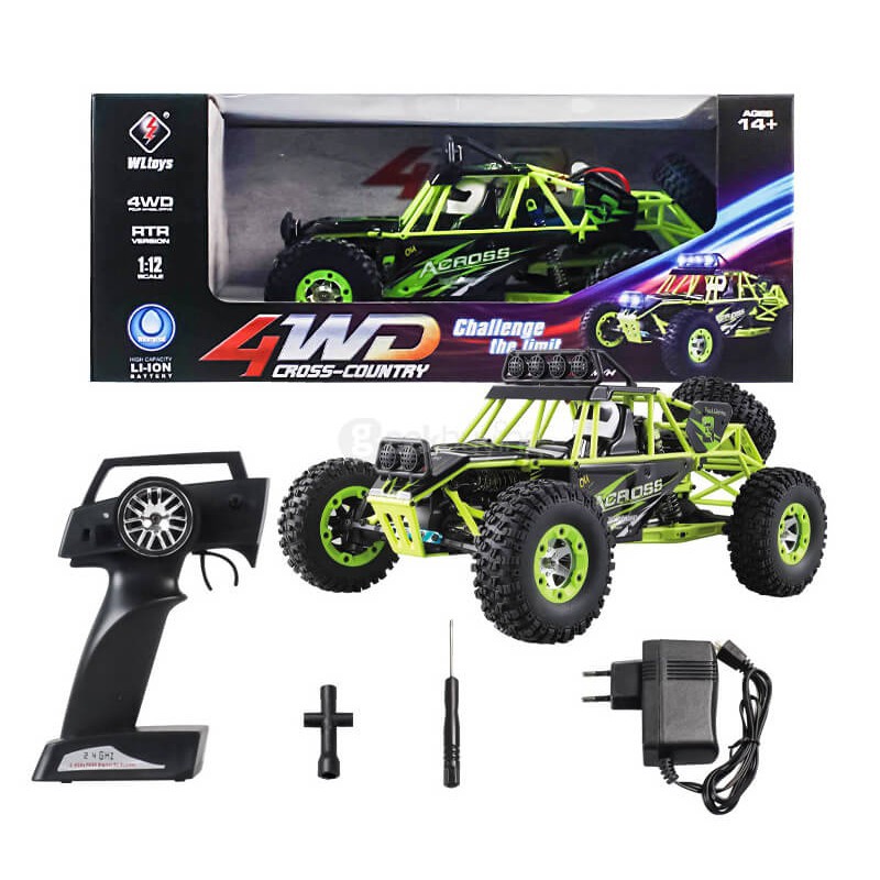 Wltoys 12427 Buggy 4WD Cross Country Scale 1/12 รถบังคับวิทยุรุ่นใหม่อัพเกรดเฟืองเหล็ก เพลาเหล็ก ...