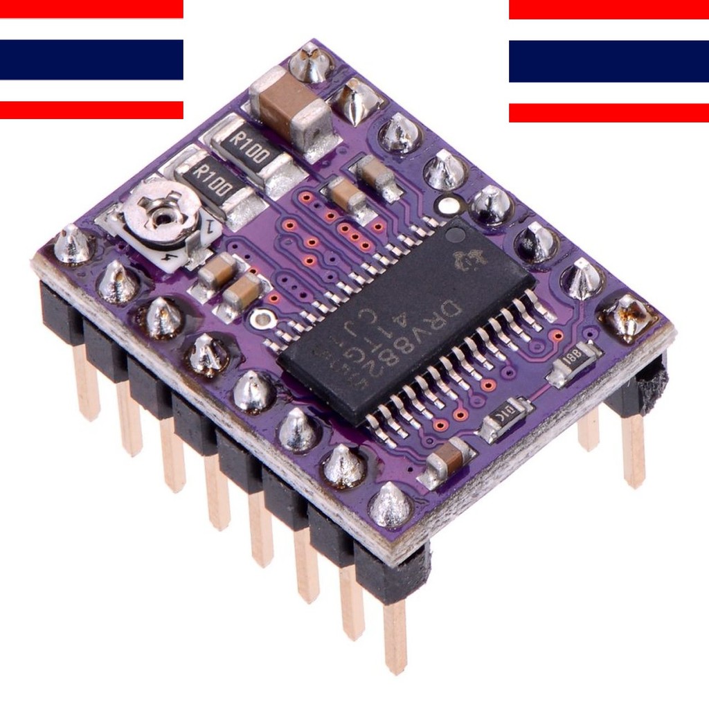 DRV8825 Stepper Motor Driver Reprap Stepper Motor Driver With Heat sink ...