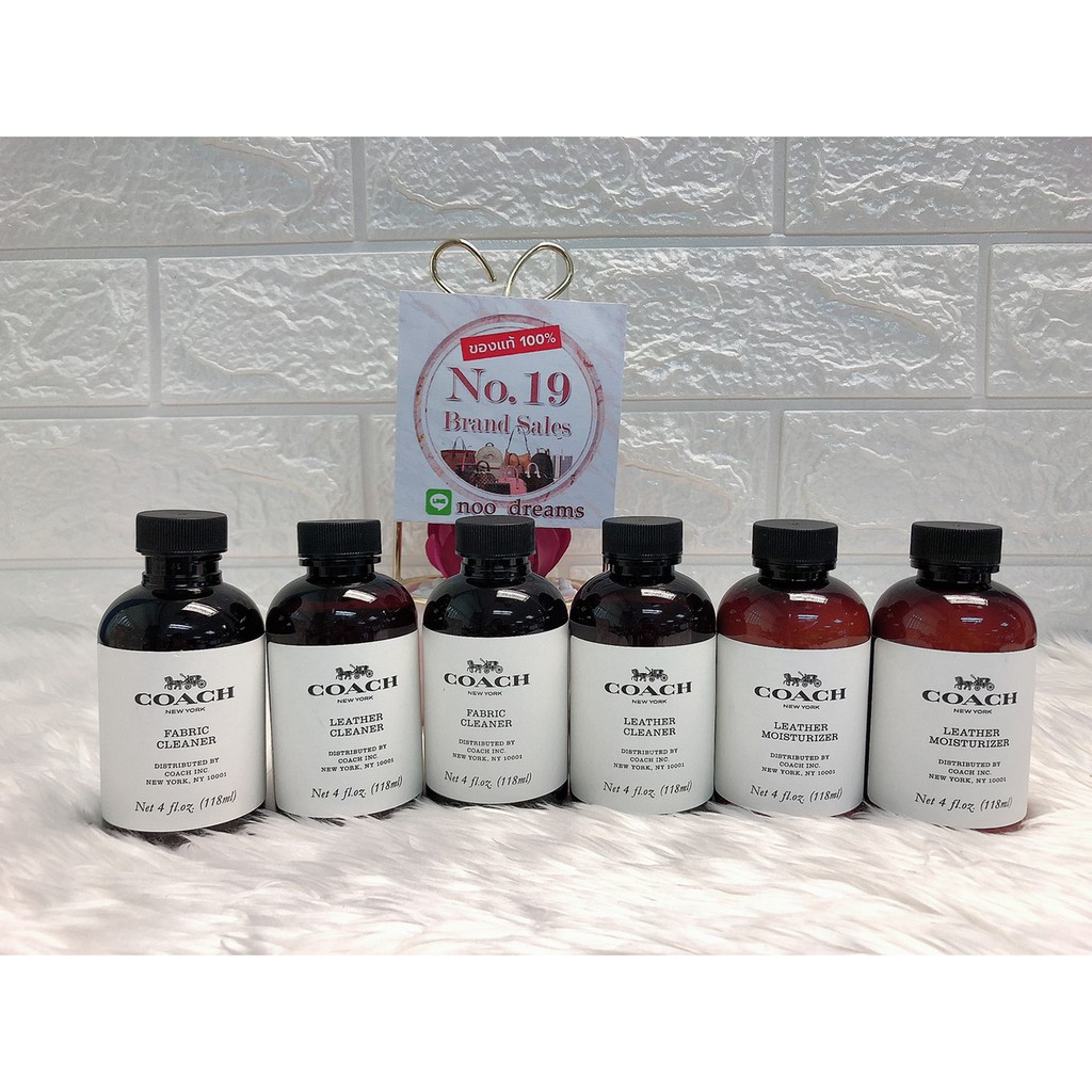 พร้อมส่งแท้💯 น้ำยาทำความสะอาดกระเป๋า Coach Leather Cleaner Moisturizer ...