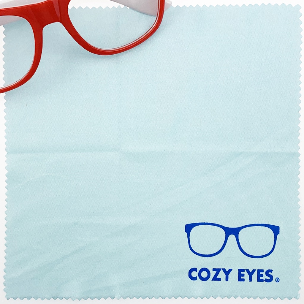⭐️ ผ้าเช็ดแว่น COZY EYES - ผ้าไมโครไฟเบอร์ ใช้ทำความสะอาดแว่นตาและเลนส์ ...