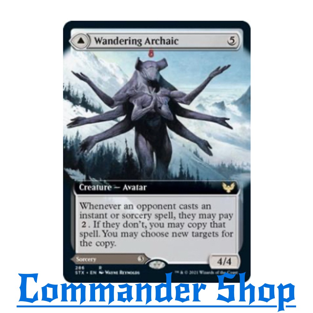 Wandering Archaic (Creature - Avatar) / Explore the Vastlands (Sorcery ...