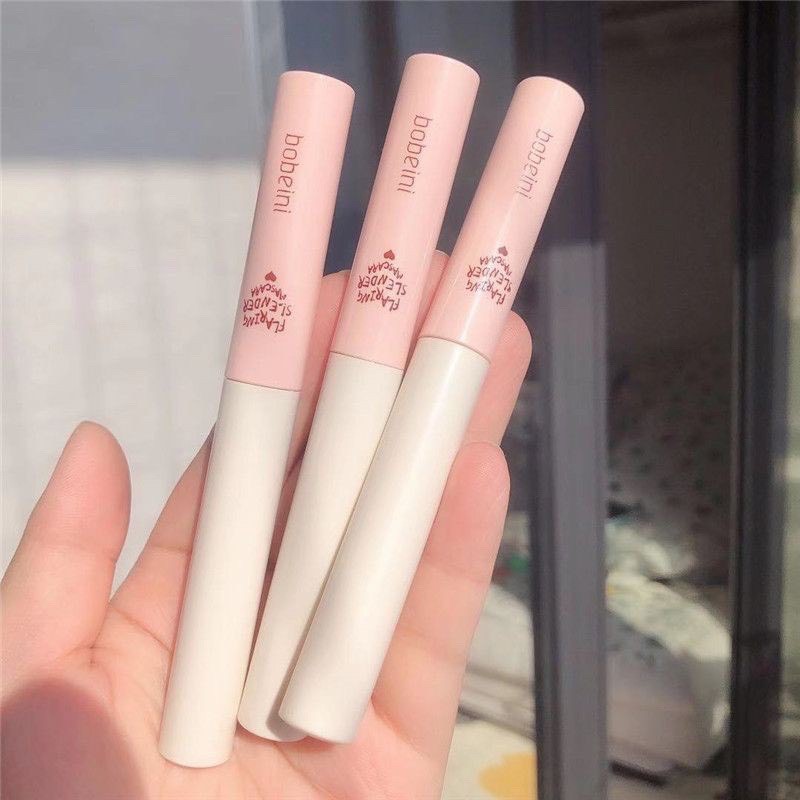 มาสคาร่าแท่งชมพู กันน้ำ แปรงเล็ก ติดทนนาน BOBEINI Flaring slender ...