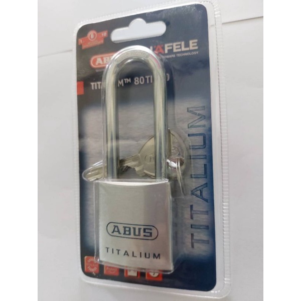 กุญแจ HAFELE ABUS Titalium 80TI/40HB63. รุ่น482.01.833 | Shopee Thailand