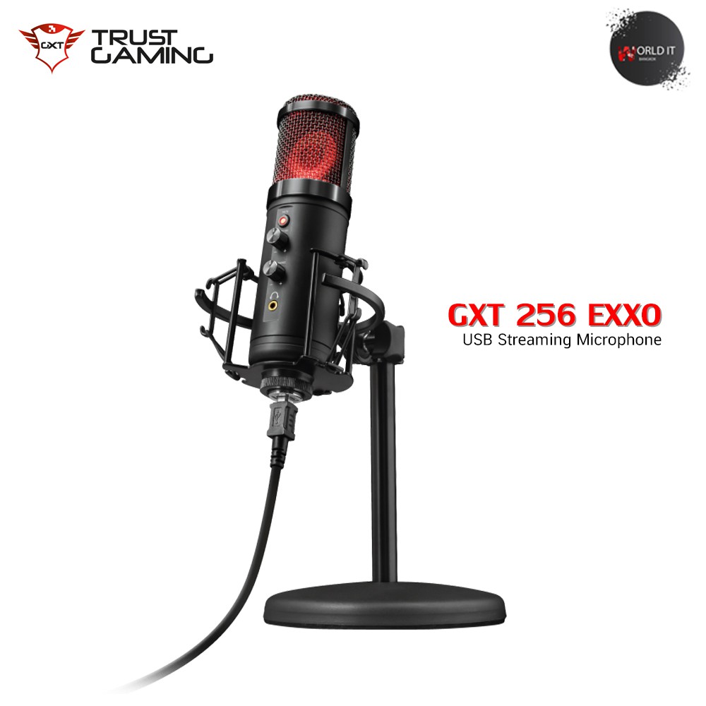 ไมโครโฟน TRUST GXT 256 EXXO STREAMING MICROPHONE 5-COLORS (23465 ...