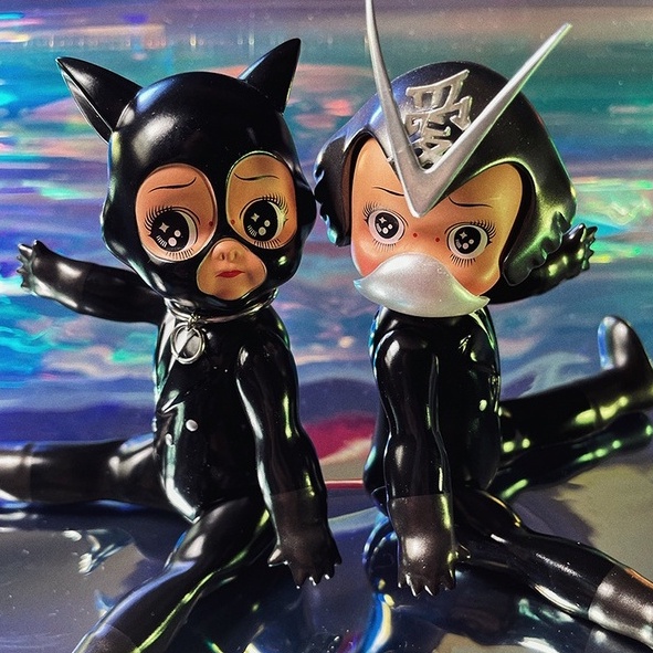 (พร้อมส่ง) Poor Hostel - Super Little Love & Meow Meow Cat Woman ...