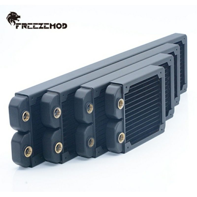 หม้อน้ำทองแดงสำหรับคอมพิวเตอร์ Freezemod Copper Radiator For PC ...