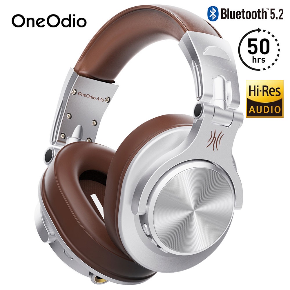 Oneodio A70 Fusion หูฟังบลูทูธ 5.2 บันทึกเสียงสตูดิโอ แบบมีสาย และหูฟัง ...