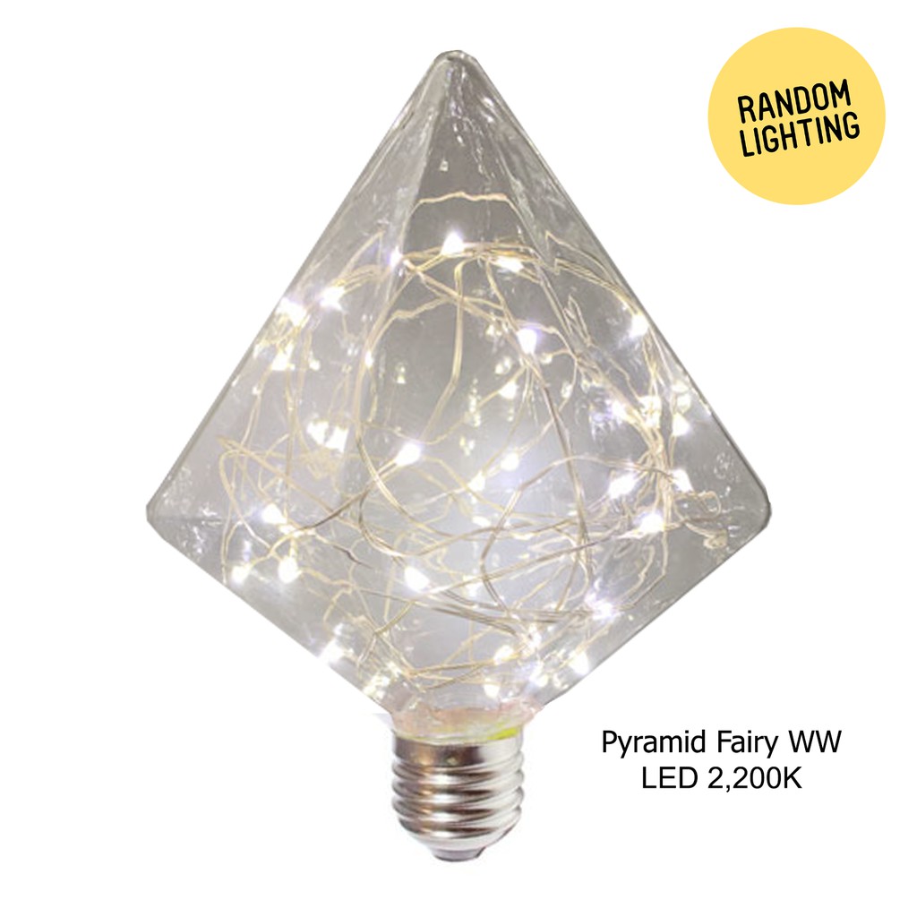 หลอดไฟ LED Pyramid (คละแบบ) | Shopee Thailand