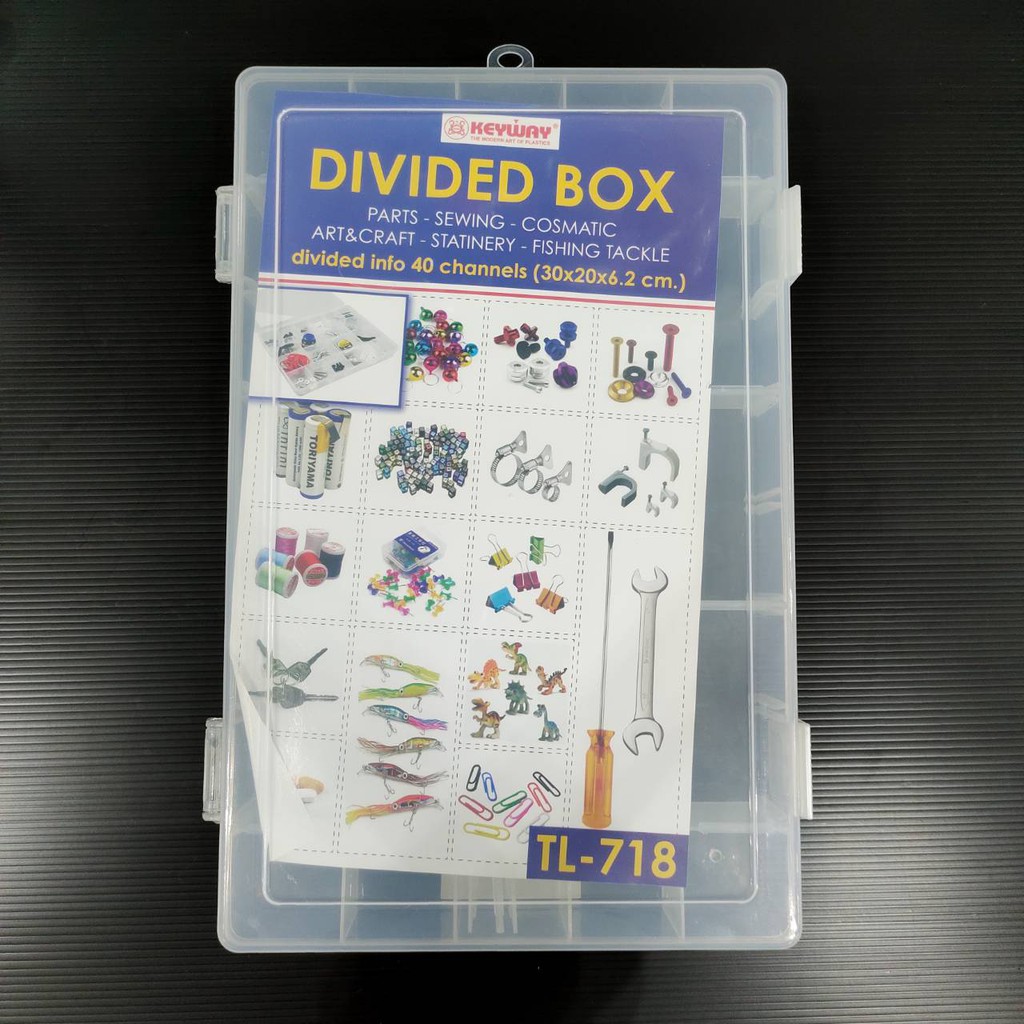 กล่องแบ่งช่องเก็บอุปกรณ์ต่างๆ รุ่นTL-303 , TL-502 , TL-503และTL-718 | Shopee Thailand