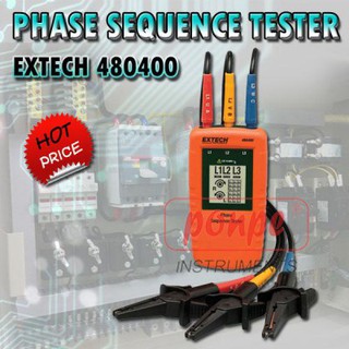 480400 EXTECH PHASE SEQUENCE TESTER เครื่องตรวจวัดลำดับเฟส[ของแท้ ...