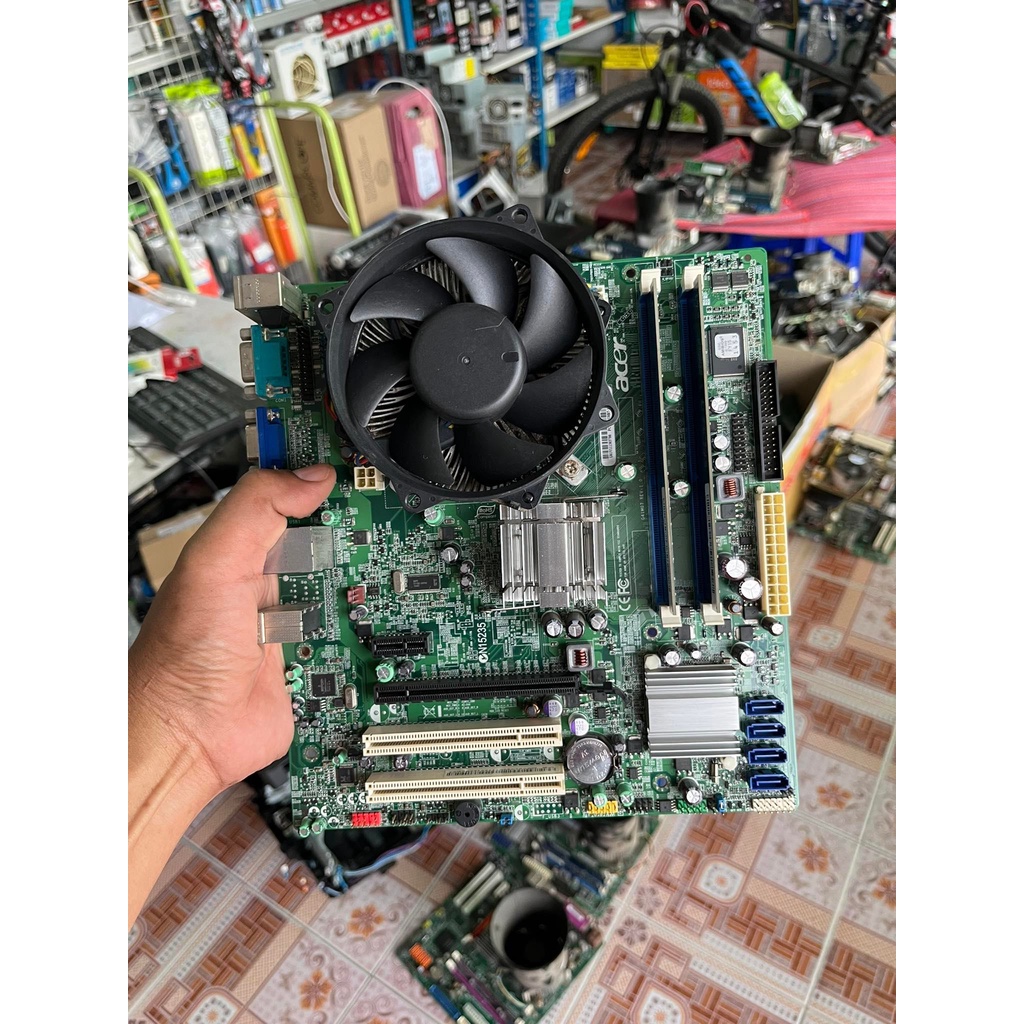 เมนบอร์ด ซ๊อกเก๊ต775 DDR3 มือ2 สภาพสวย ชิบG41แบรนด์ACER(แถมซีพียู,แรม2กิก,พัดลมซีพียู) | Shopee ...