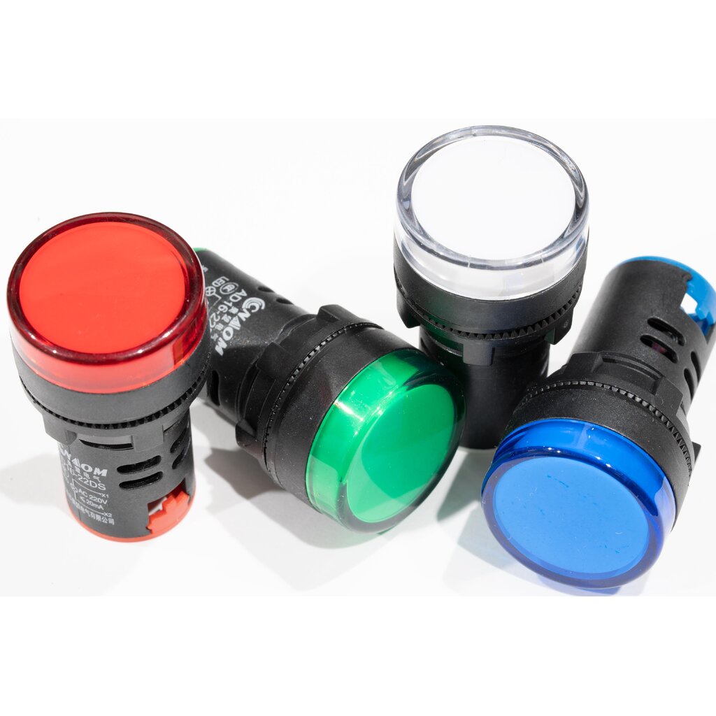 LED Pilot Lamp หลอดไฟตู้คอนโทรล 22mm AC 220V | Shopee Thailand