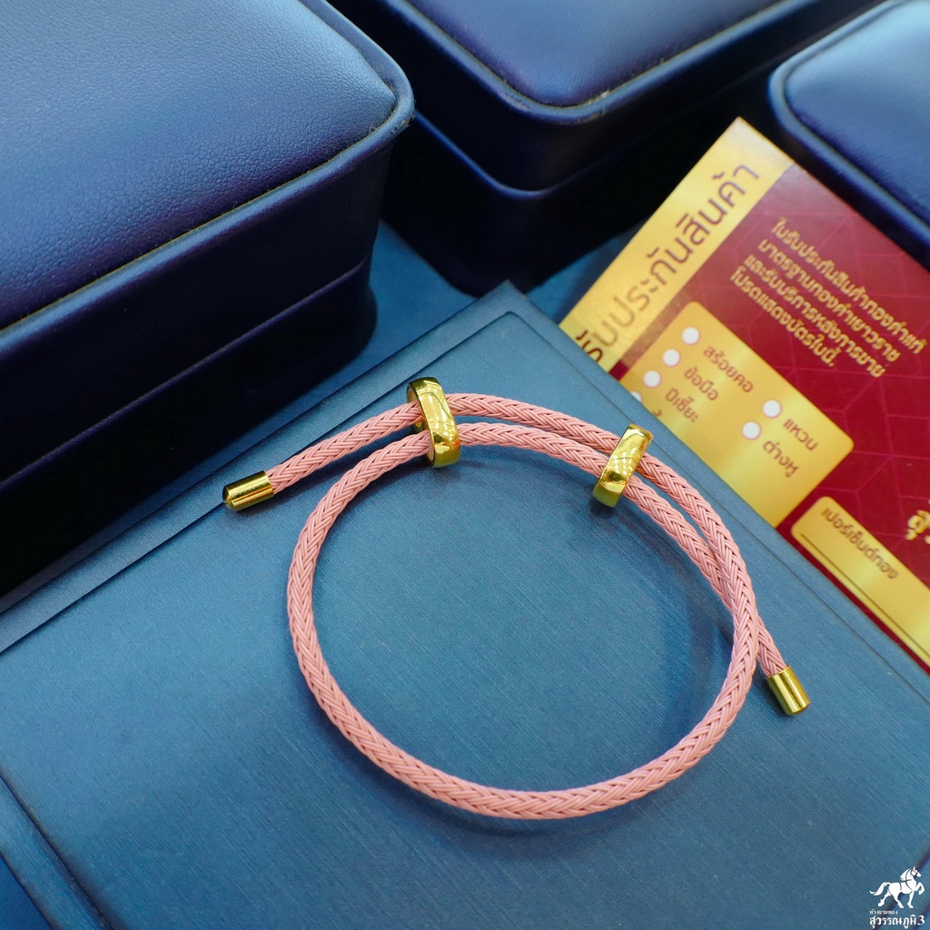 กำไลสลิง DIY ชุดอะไหล่กำไลข้อมือร้อยปี่เซียะ สาย 1.8 มิล 2 มิล 2.5 มิล ...