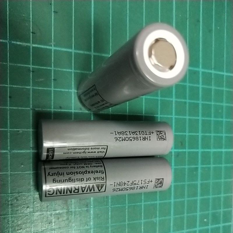 แบตเตอรี่ Li-ion 18650 LG M26 2600 mAh 10A จำนวน 1 ก้อน | Shopee Thailand