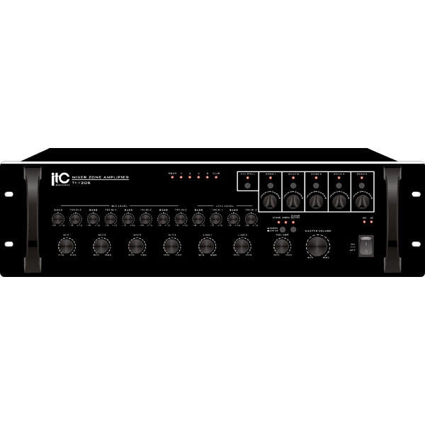 ITC Audio TI-120S 120W 5-Zone Mixer Amplifier | Shopee Thailand