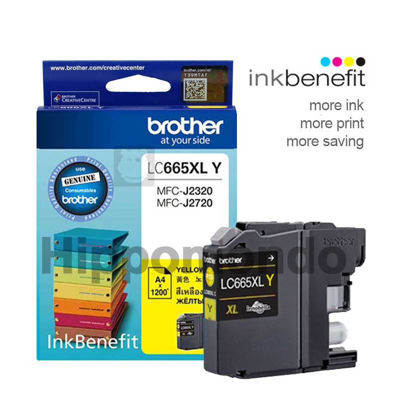 หมึกแท้ Brother รุ่น LC-665XL Y (เหลือง) | Shopee Thailand