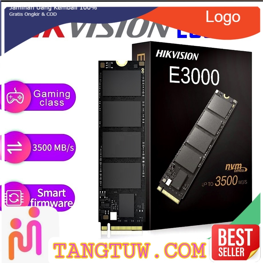 256GB,512GB,1TB SSD (เอสเอสดี) HIKVISION E3000 M.2 PCI-e Gen 3 x 4 NVMe ...