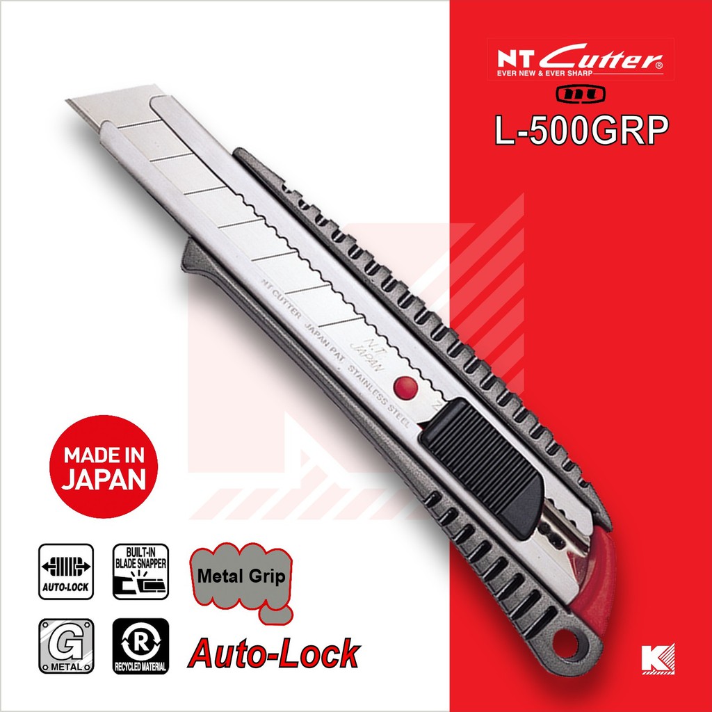 NT Cutter คัตเตอร์ รุ่น L-500GRP | Shopee Thailand