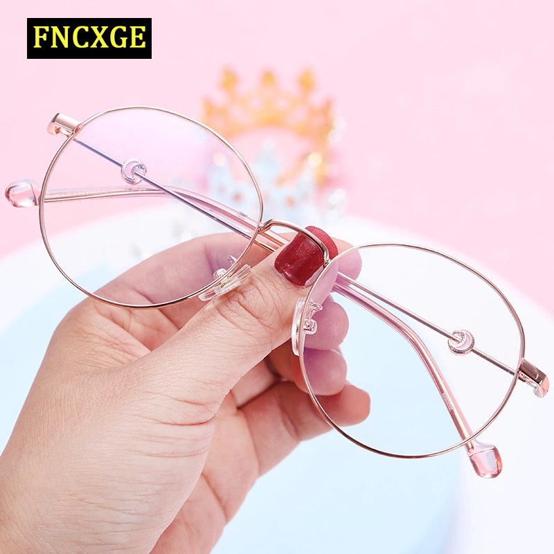 FNCXGE แว่นสายตาสั้น -0.1 ถึง -4.0กรองแสง ป้องกันแสงสีฟ้า สไตล์เกาหลี | Shopee Thailand