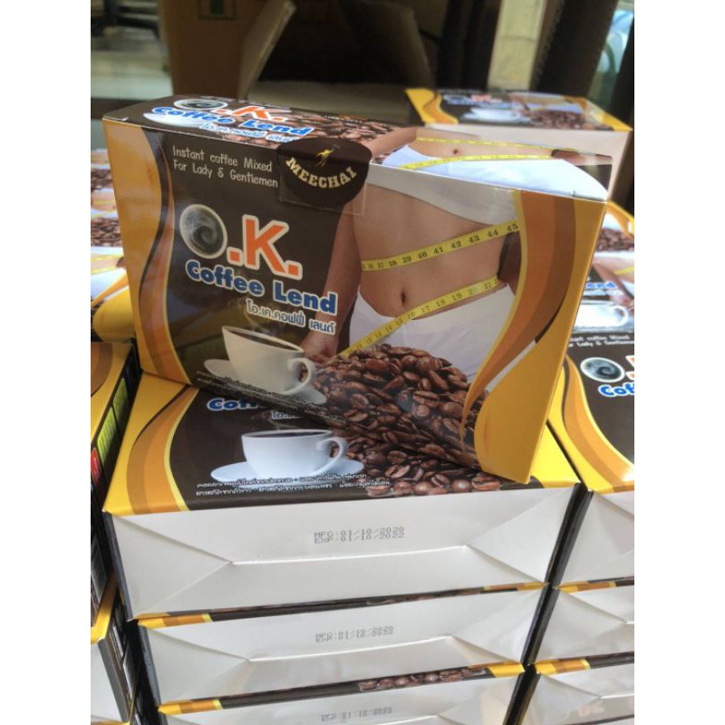 กาแฟ OK Coffee Lend (กล่อง 10 ซอง ) | Shopee Thailand