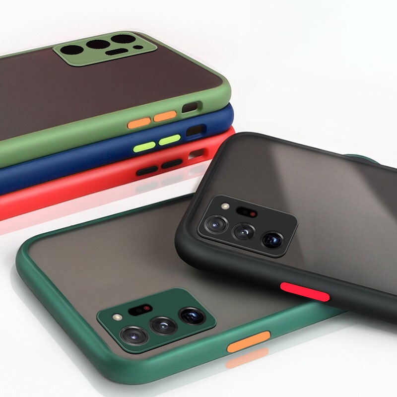 เคสขอบสี เคสกันกระแทก Samsung Galaxy ss Note 20 Ultra Plus 5G 10+ 9 8 ...