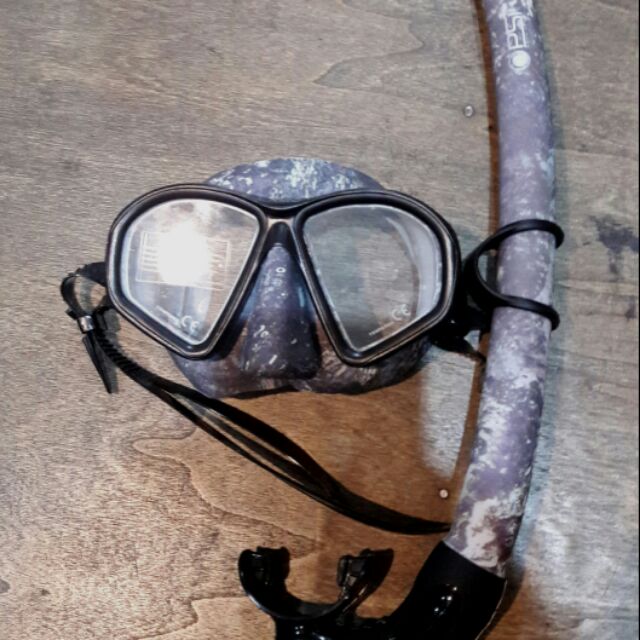 PSI CAMO Mask Snorkel SCUBA DIVING | Shopee Thailand