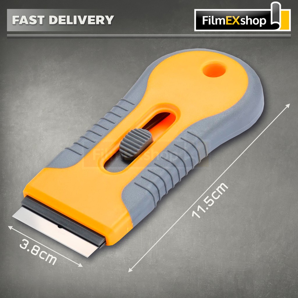 มีดขูดทำความสะอาดกระจก มีดขูดสี มีดขูดลอกฟิล์ม คัตเตอร์ขูดสี เครื่องมือติดฟิล์ม Scraper SCR-26 ...