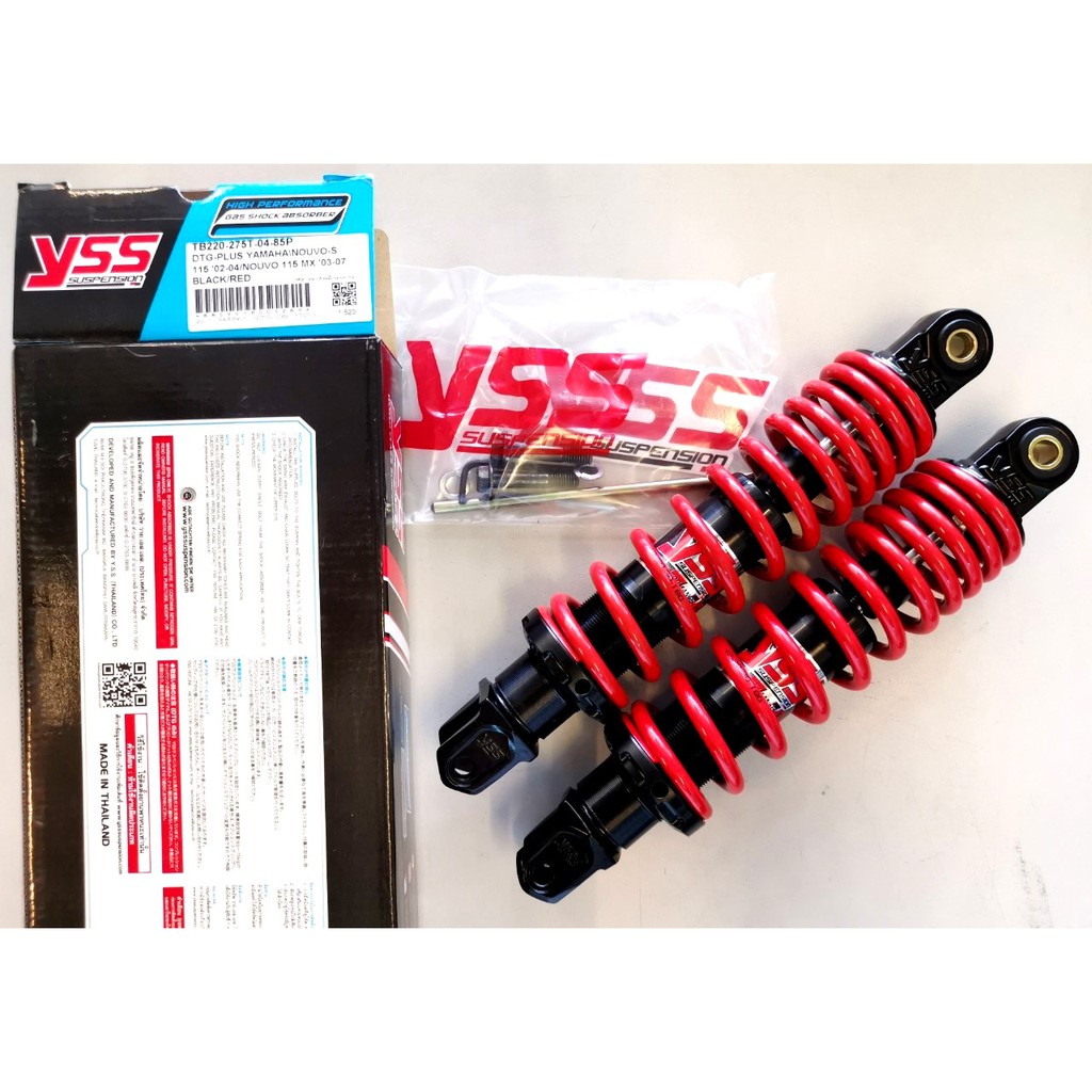 โช้ค Yss Yamaha นูโว Nouvo MX 115 DTG Plus โช้คแก๊ส ความยาว 275mm ...