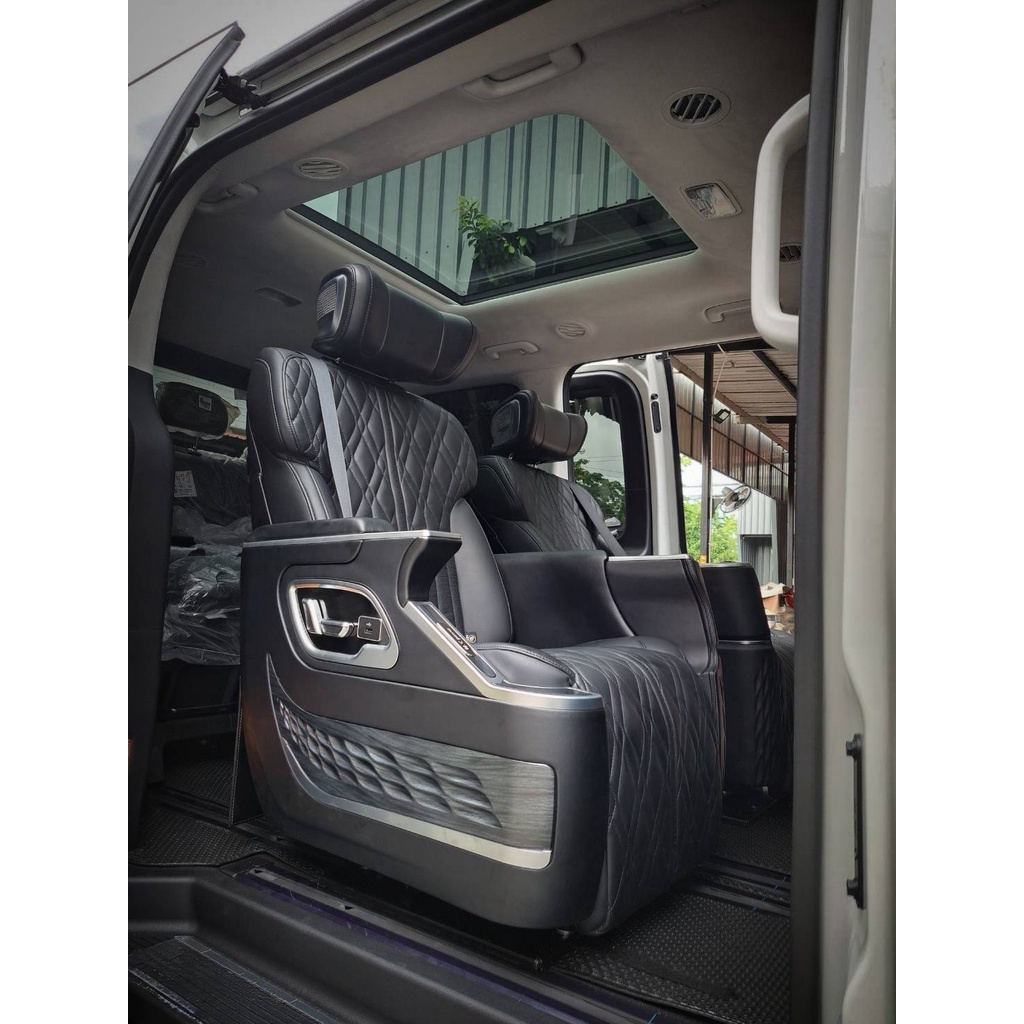เบาะVIP 6 ทิศทางสำหรับรถตู้VIP Alphard vellfire Hyundai H1 Staria Kia ...