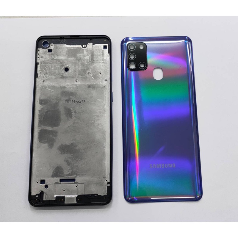 Body บอดี้ Samsung A21s เคสกลาง+ฝาหลัง ใหม่ คุณภาพสวย อะไหล่มือถือ บอดี ...