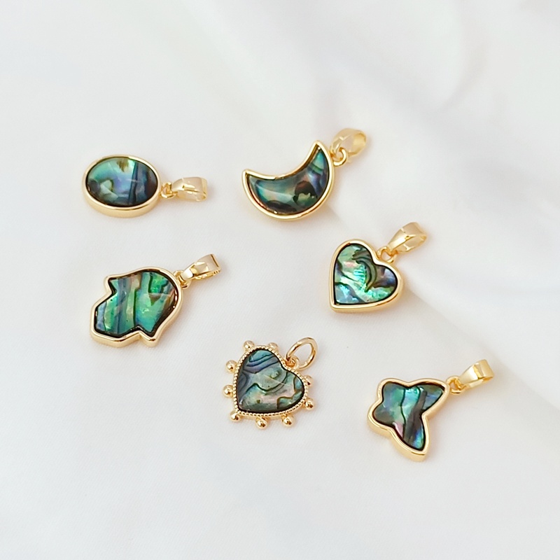 จี้สร้อยคอ ต่างหู สร้อยข้อมือ รูปผีเสื้อ ดวงจันทร์ พีช หัวใจ สีทอง 18k DIY | Shopee Thailand