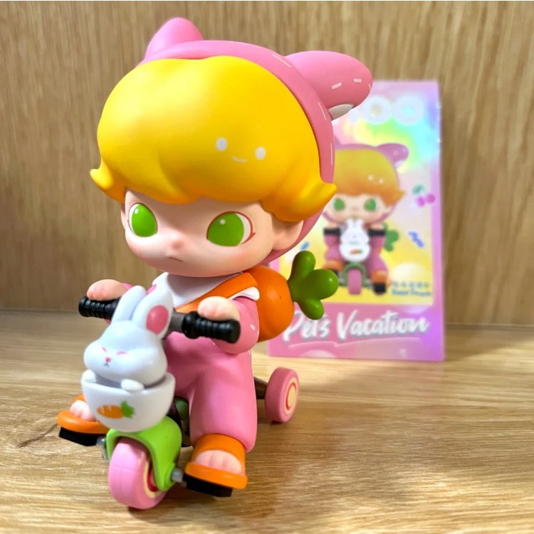 【ของแท้】POPMART Dimoo Pets Vacation Series กล่องสุ่ม ตุ๊กตาฟิกเกอร์ ...