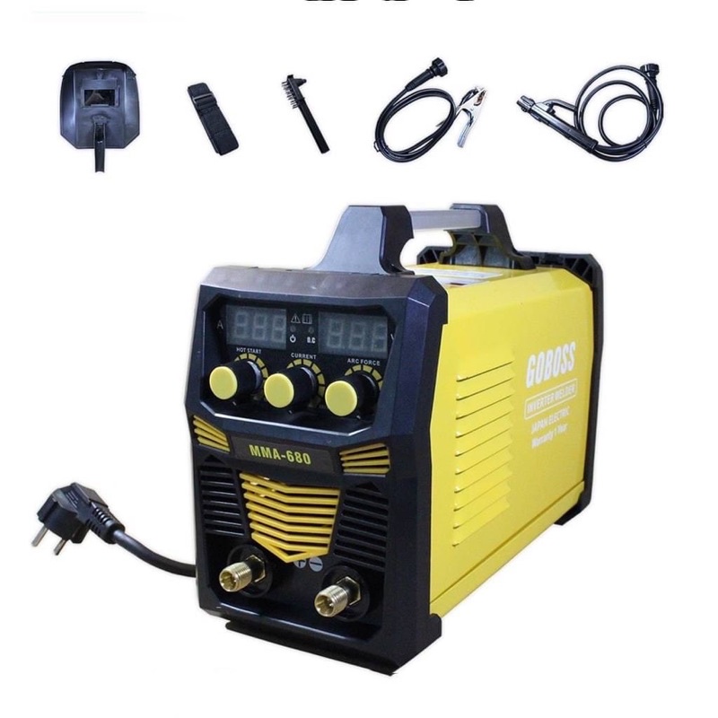 GOBOSS ตู้เชื่อม 3 ปุ่ม MMA 680 AMP เชื่อม เหล็ก อลูมิเนียม สแตนเลส ...