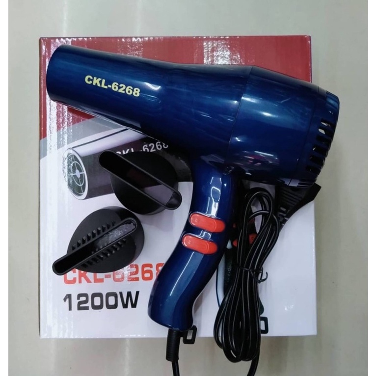 ไดร์(เป่าผม)เป่าผม CKL-6268 byMMTIME -สีดำ -สีม่วง -สีน้ำเงิน | Shopee Thailand