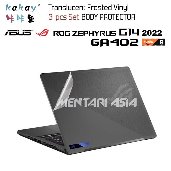 Body Protector ASUS ROG Zephyrus G14 GA402 2022 - KAY Matte Vinyl ...