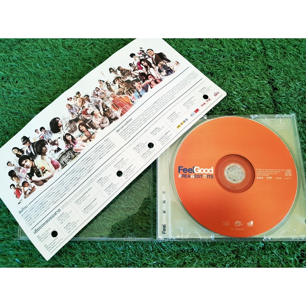 VCD แผ่นเพลง Feel Good Greatest Hits เพลงค่ายหนัง GTH ติ๊ก ชิโร่,แพ๊ท ...