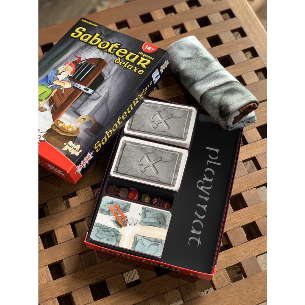 [Plastic] Saboteur Deluxe Board Game: Insert - ชุดจัดเก็บอุปกรณ์ สำหรับ ...