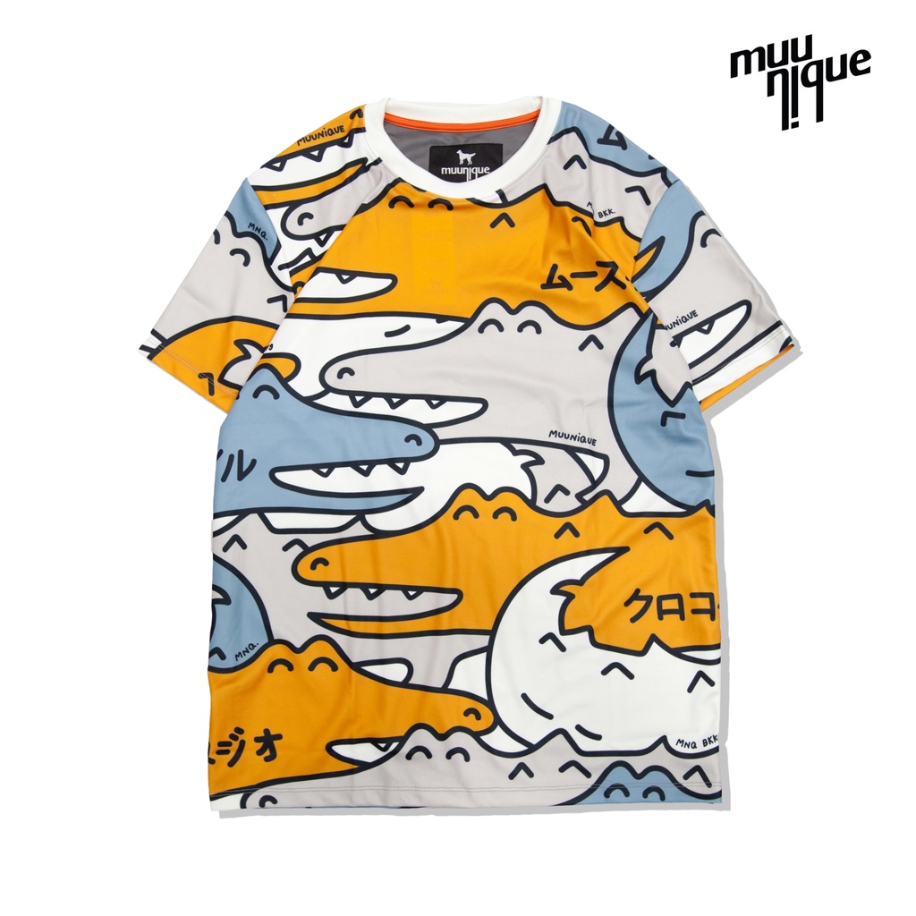 MUUNIQUE JP.T-shirt เสื้อยืด รุ่น New Crocodile (ลายจระเข้) | Shopee ...