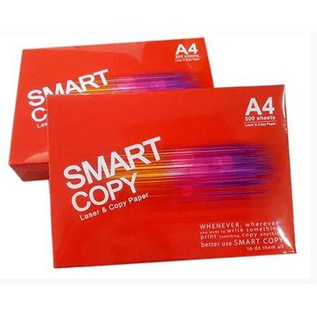 SMART COPY กระดาษถ่ายเอกสาร 80 แกรม ขนาด A4 บรรจุ 5 รีม รีมละ 500 แผ่น ...