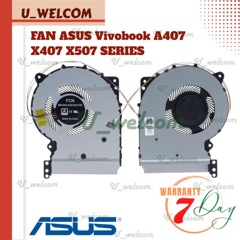พัดลม Asus Vivobook A407 X407 X407 X407M X407U X507U X507UB X407UA ...