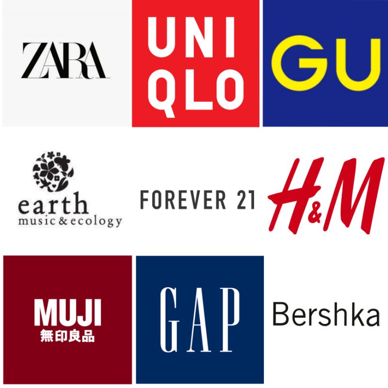 Zara Uniqlo GU + งานแบรนด์ญี่ปุ่น งานแฟชั่น เอิร์ธโทน พาสเทล (ไลฟ์สดเท่านั้น) | Shopee Thailand