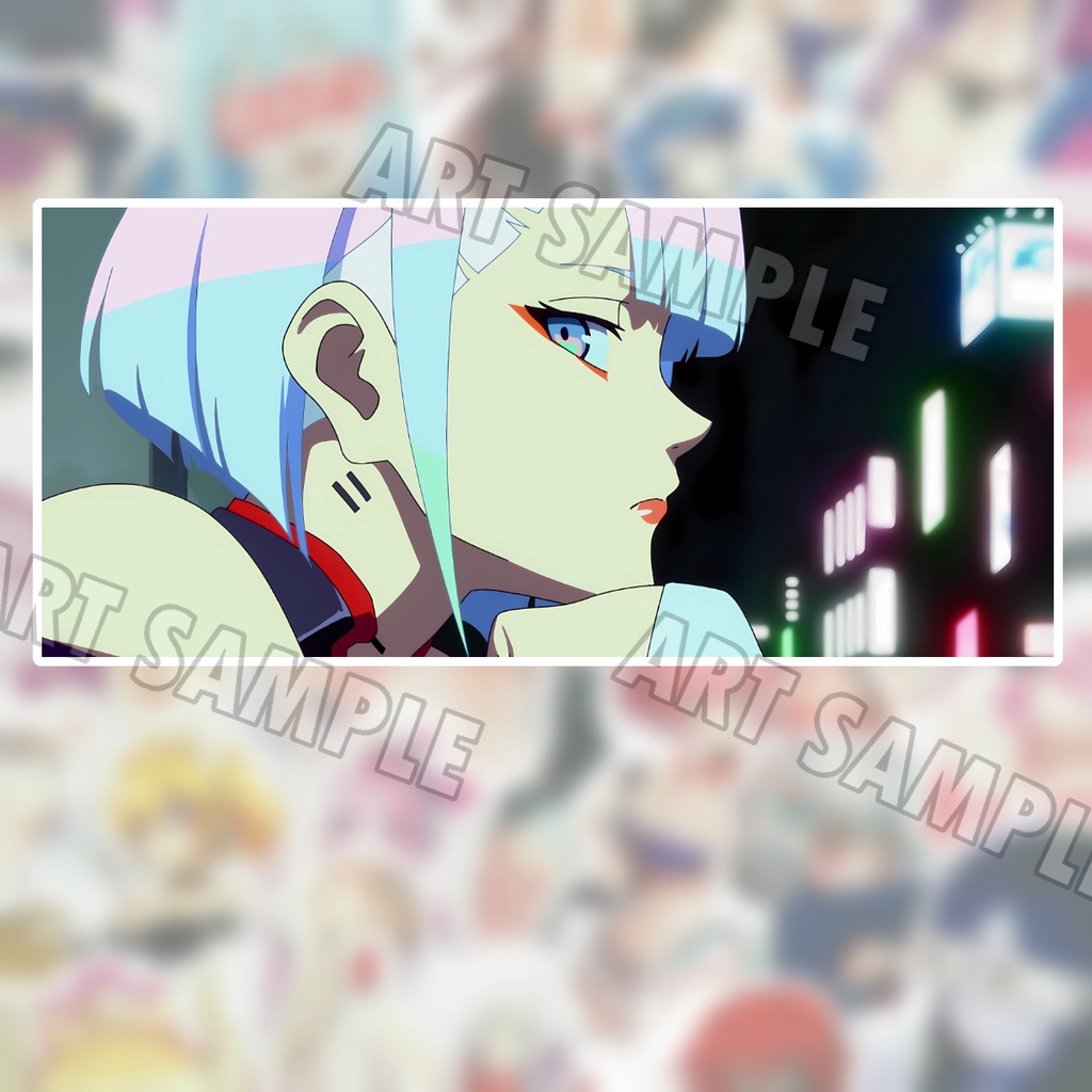 Cyberpunk Edgerunners Anime Lucy Sticker สติ๊กเกอร์ 2 ชิ้น Lucyna ...