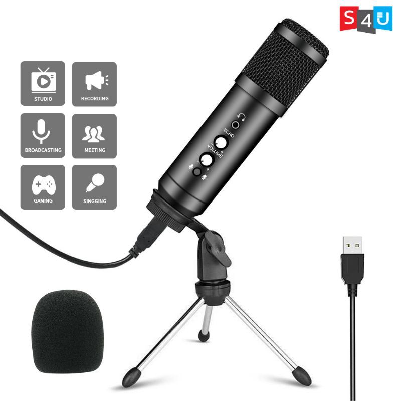 ไมค์อัดเพลง cover แบบ USBของแท้จาก S4u | Shopee Thailand