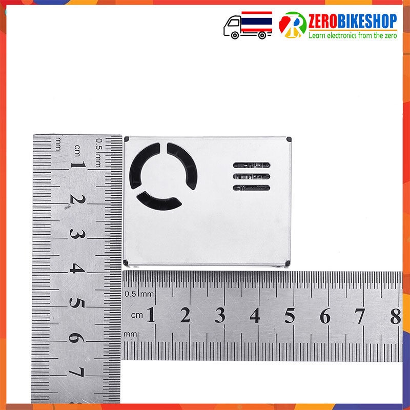 PMS7003M PM2.5 sensor เซ็นเซอร์ตรวจจับละอองฝุ่น PM2.5 สำหรับ Arduino พร้อมโมดูลแปลงขั้วต่อ สาย ...