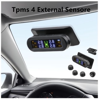 [COD]TPMS 4 External Sensore เครื่องวัดความดันลมยางรถยนต์พลังงานแสง ...