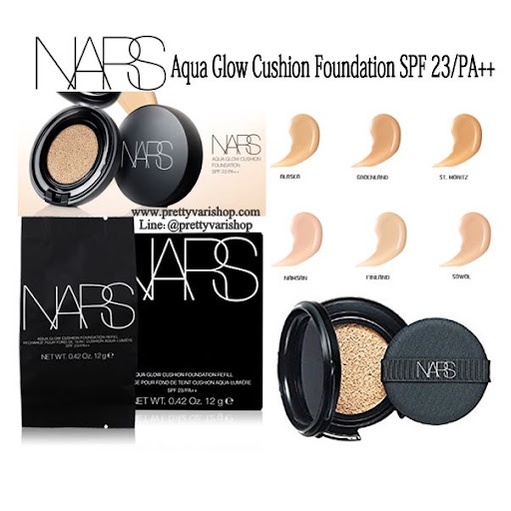 Beauty-Siam แท้ทั้งร้าน !! รีฟิล NARS AQUA GLOW CUSHION FOUNDATION สี ...